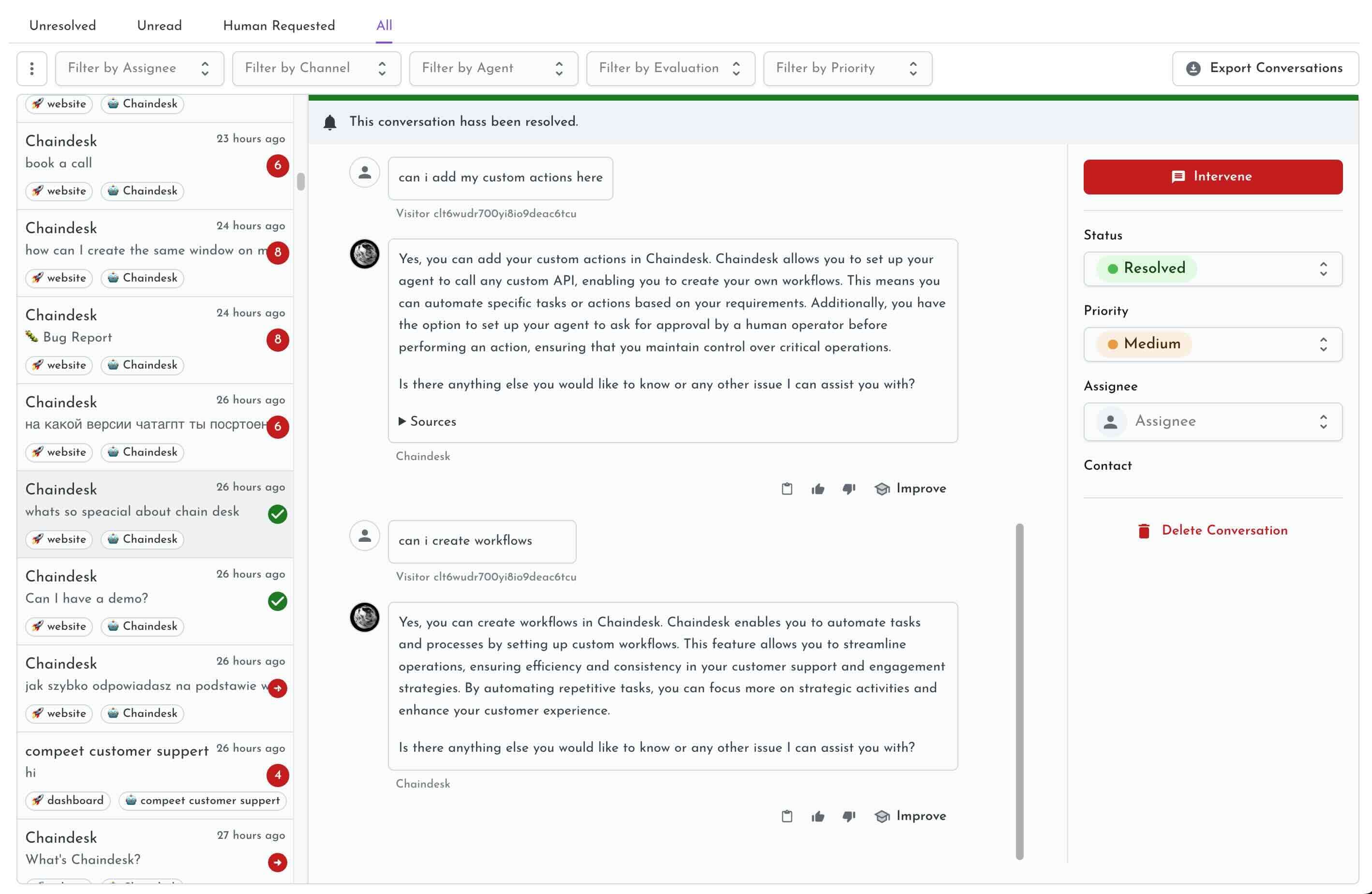 Chaindesk - Build a ChatGPT AI Chatbot for your website